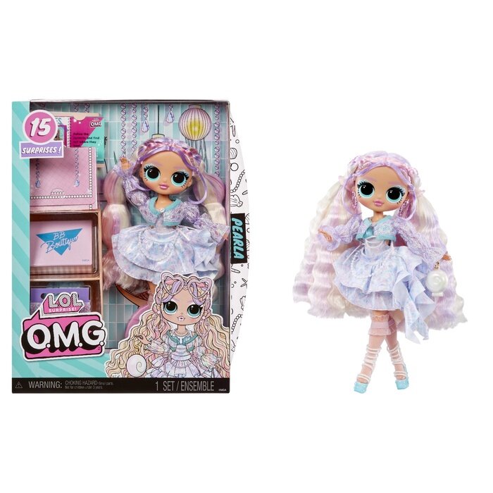 MGA Entertainment Кукла ЛОЛ ОМГ Перл Серия 9, большая, с аксессуарами, L.O.L. SURPRISE!