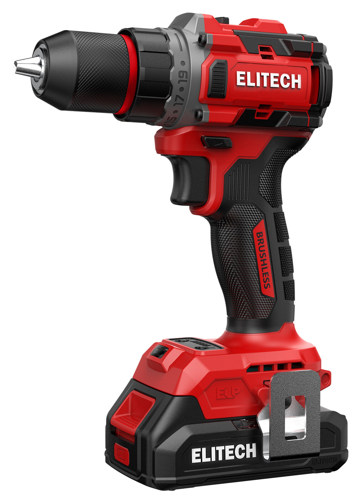 Дрель аккумуляторная ELITECH ДА 20БЛ2 (E2201.045.02)