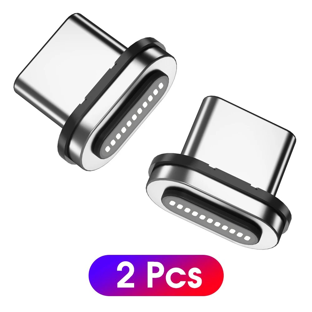 Магнитный адаптер USB C к типу C PD 100 Вт 5 А, быстрая зарядка, USB Type-C, Only 2pcs plug