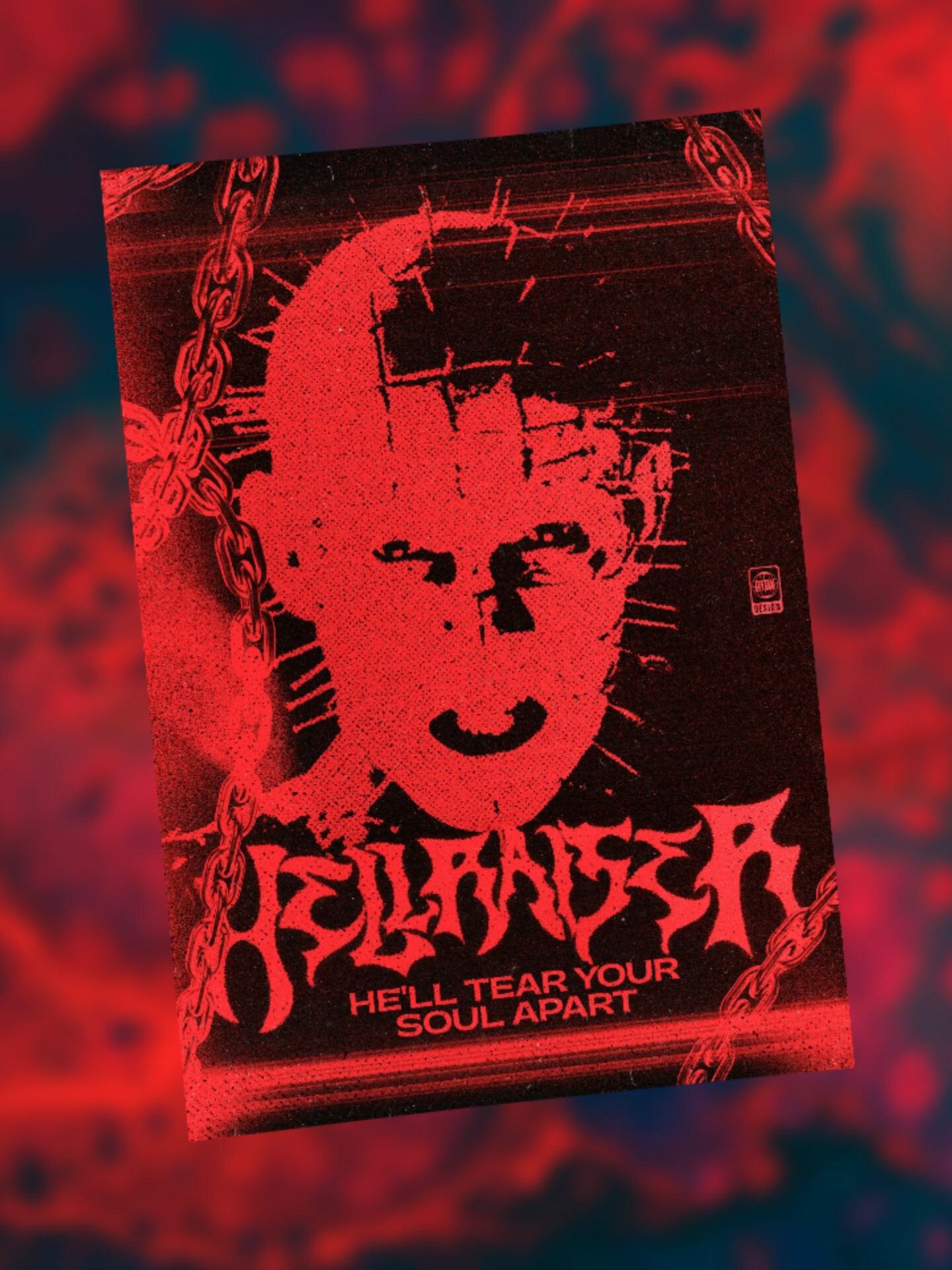 Постер pinterest "Восставший из ада", 29.7х42см, А3, глянцевый