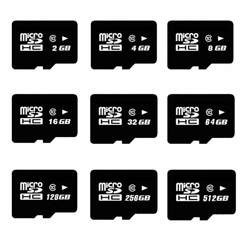 Набор карт памяти с несколькими емкостями 128гб 64гб и 32гб микро сд карты с совместимостью с флешкой usb черный 256мб