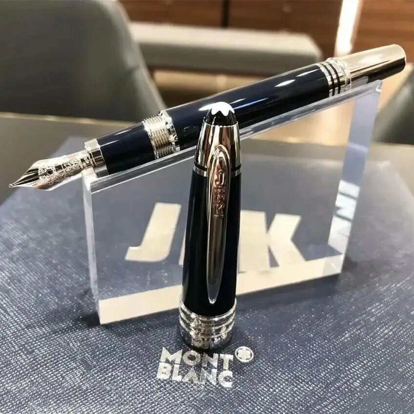Montblanc Ручка Шариковая, толщина линии: 0.7 мм, цвет: Черный, 1 шт.