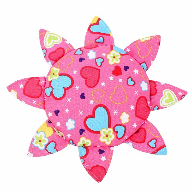 Детский тканевый мягкий диск-фрисби, холщовый летающий диск ручной работы для детского сада, интерактивная уличная