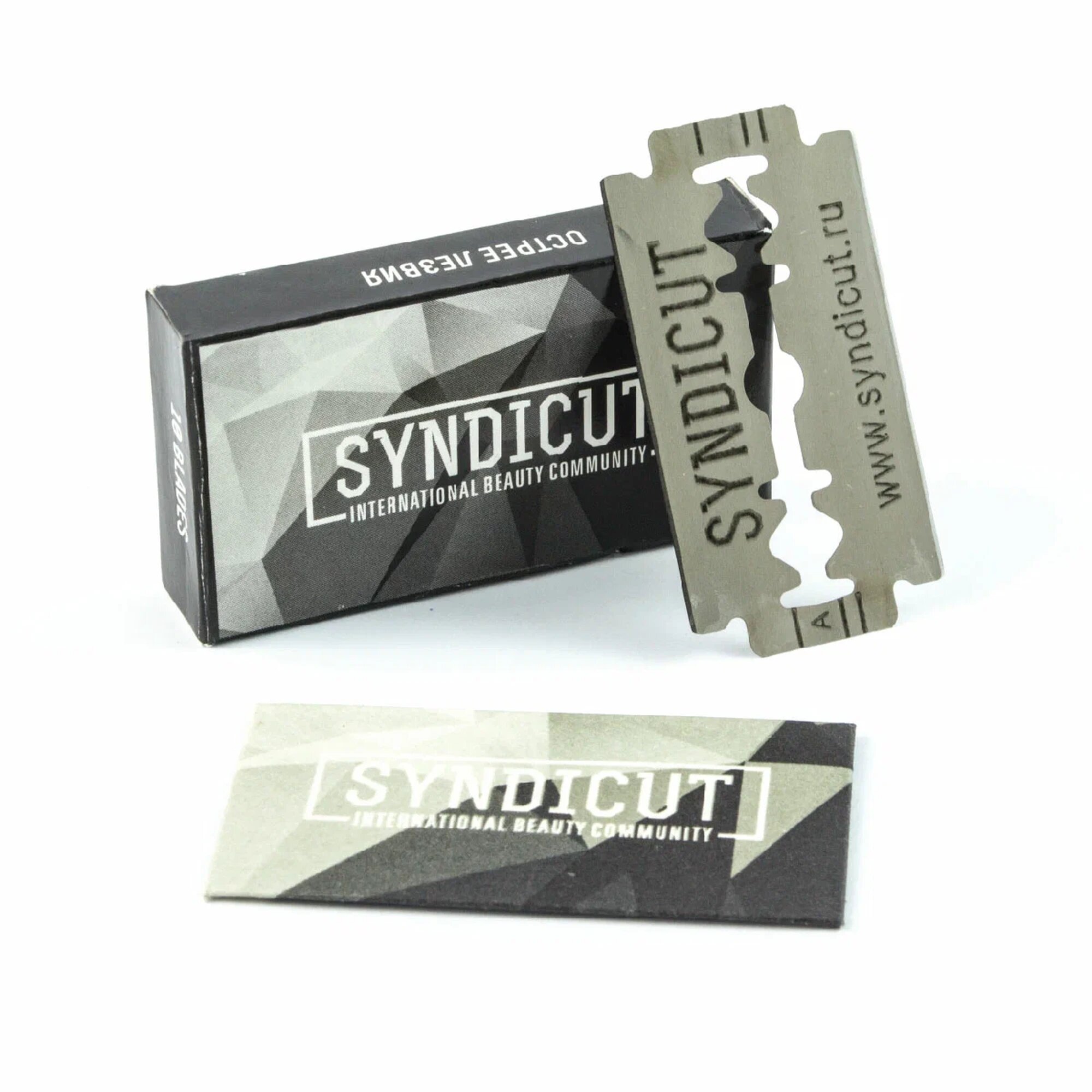 Лезвия для безопасной бритвы Metzger Syndicut BLD-001, нержавеющая сталь, 10 шт