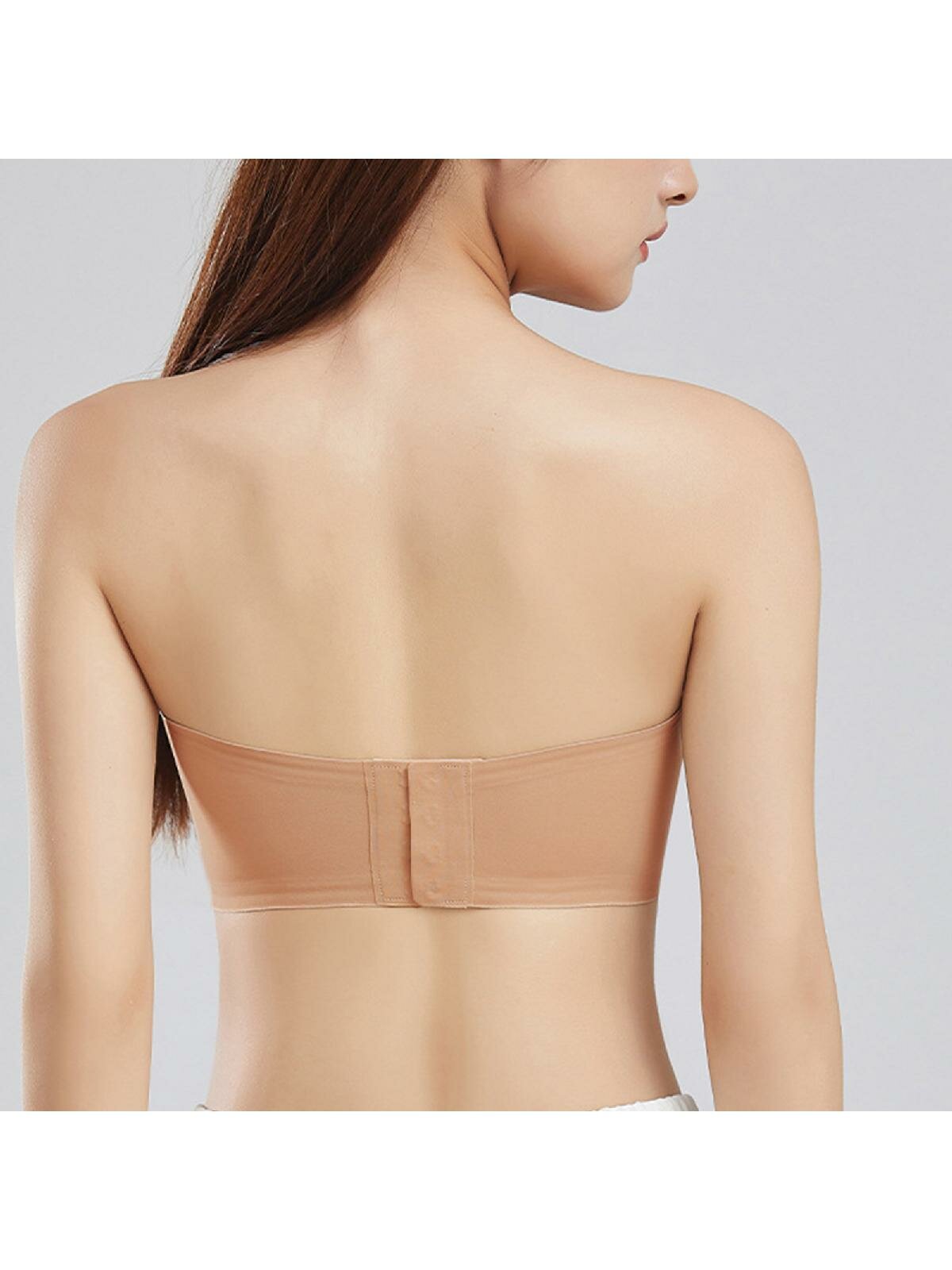 Бандо без бретелей, Белое молоко - S