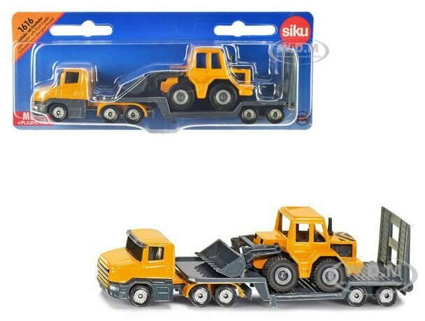 Siku Низкий погрузчик Scania и фронтальный погрузчик1616