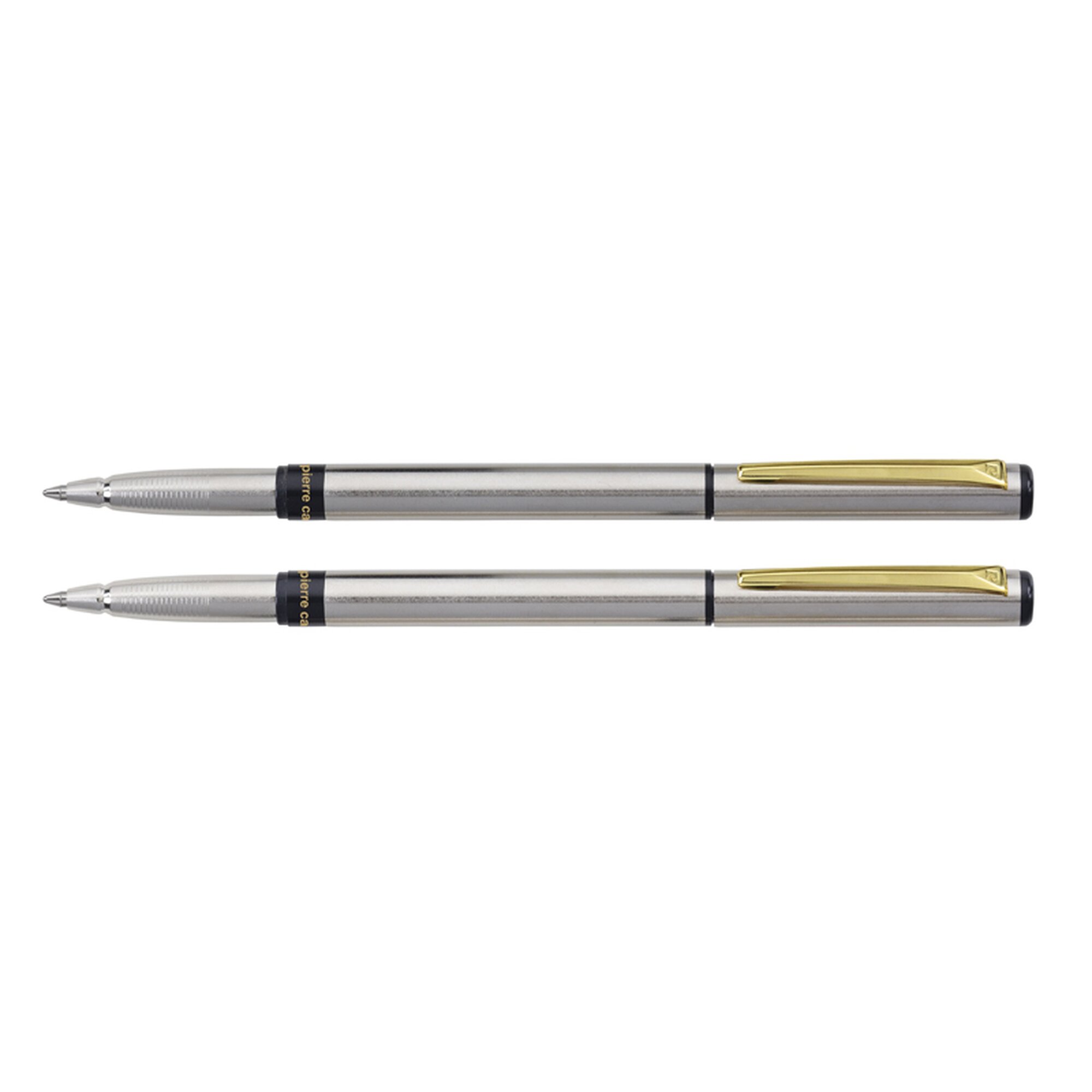 Набор Pierre Cardin PEN&PEN: ручка шариковая + роллер. Цвет - серебристый. Упаковка Е, PC0980BP/RP