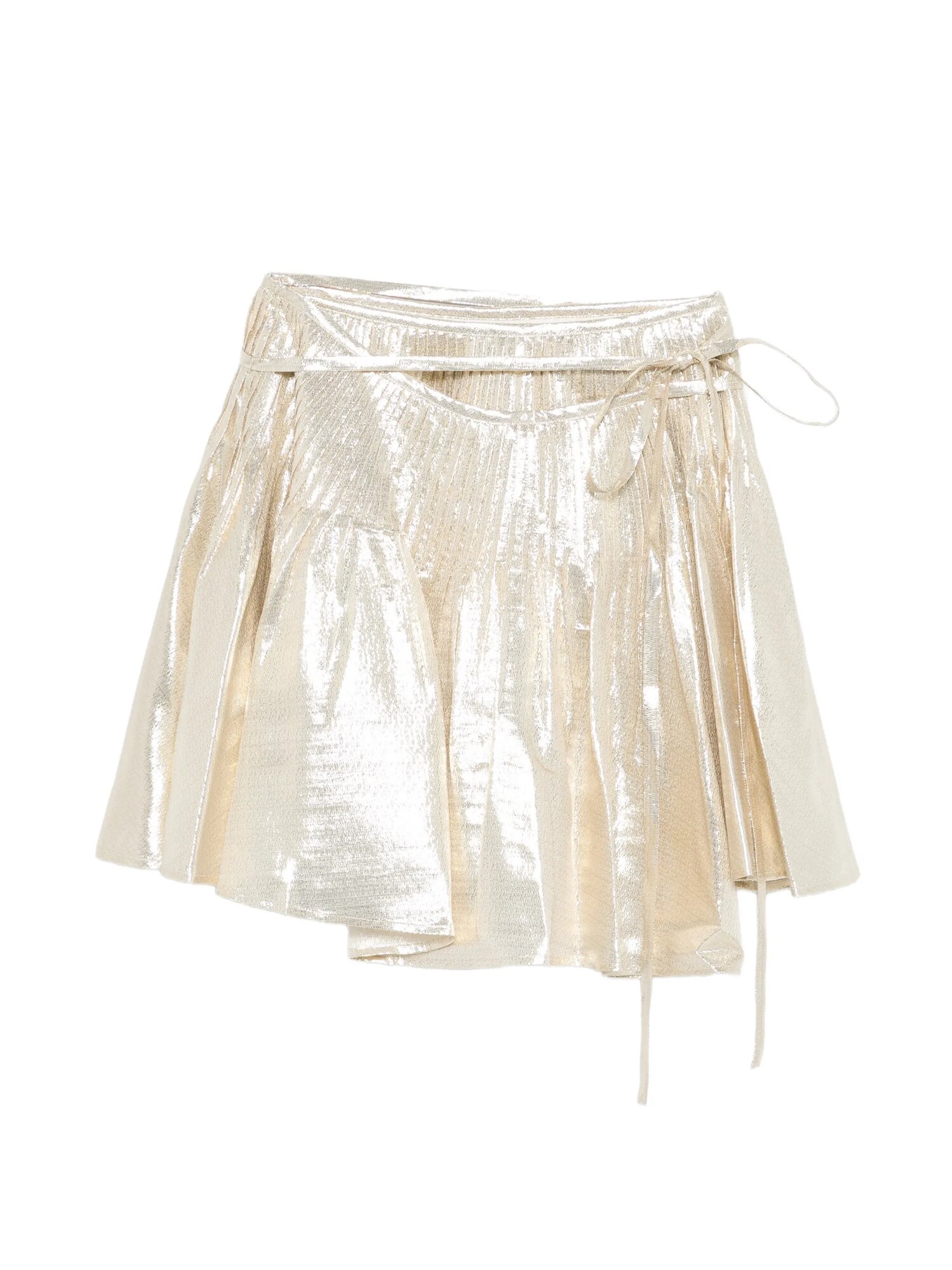 Юбка Tie-waist mini pleated skirt