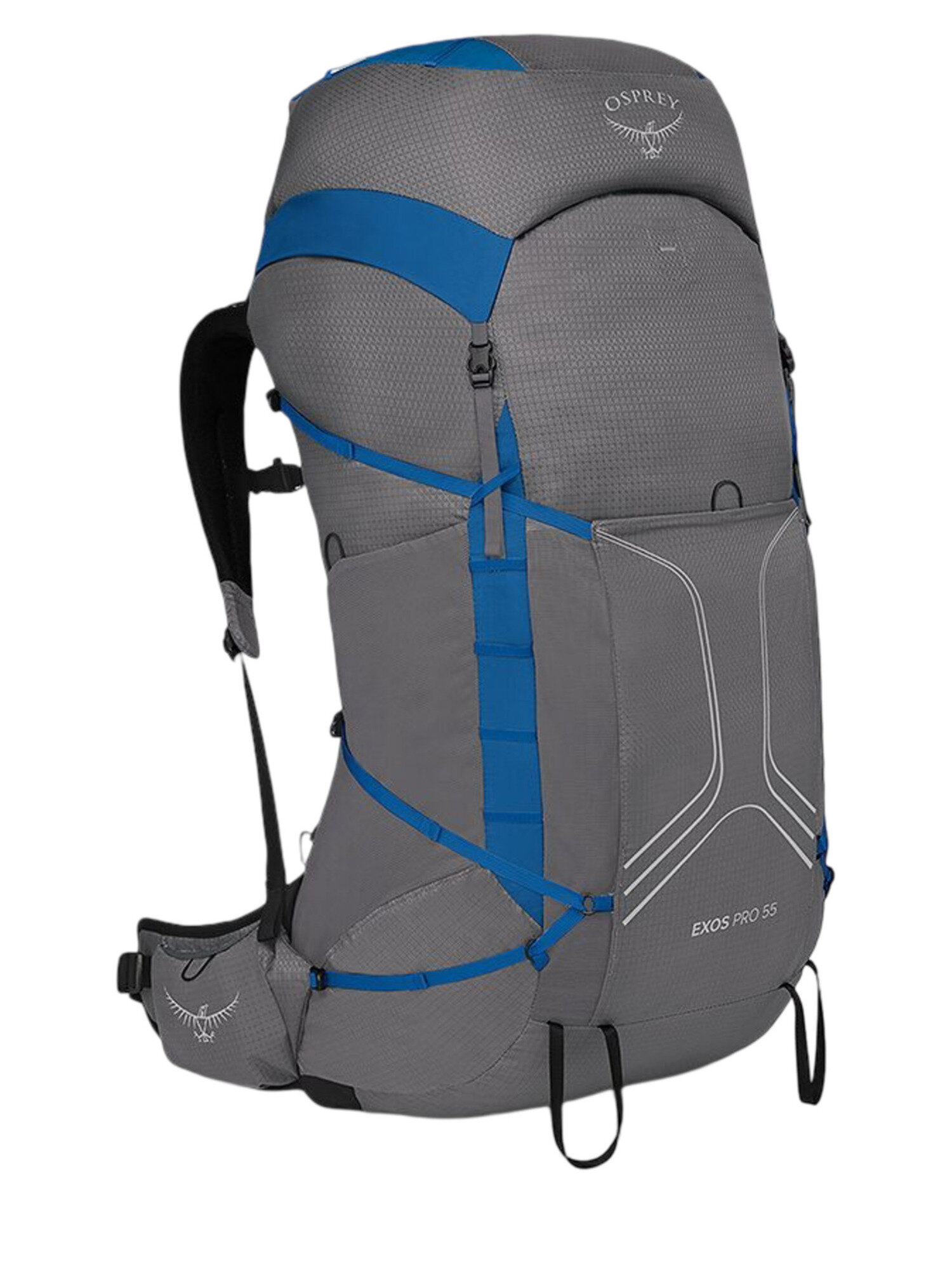 Рюкзак Osprey Exos Pro 55 Dale Grey/Agam Blue (US: S-M)