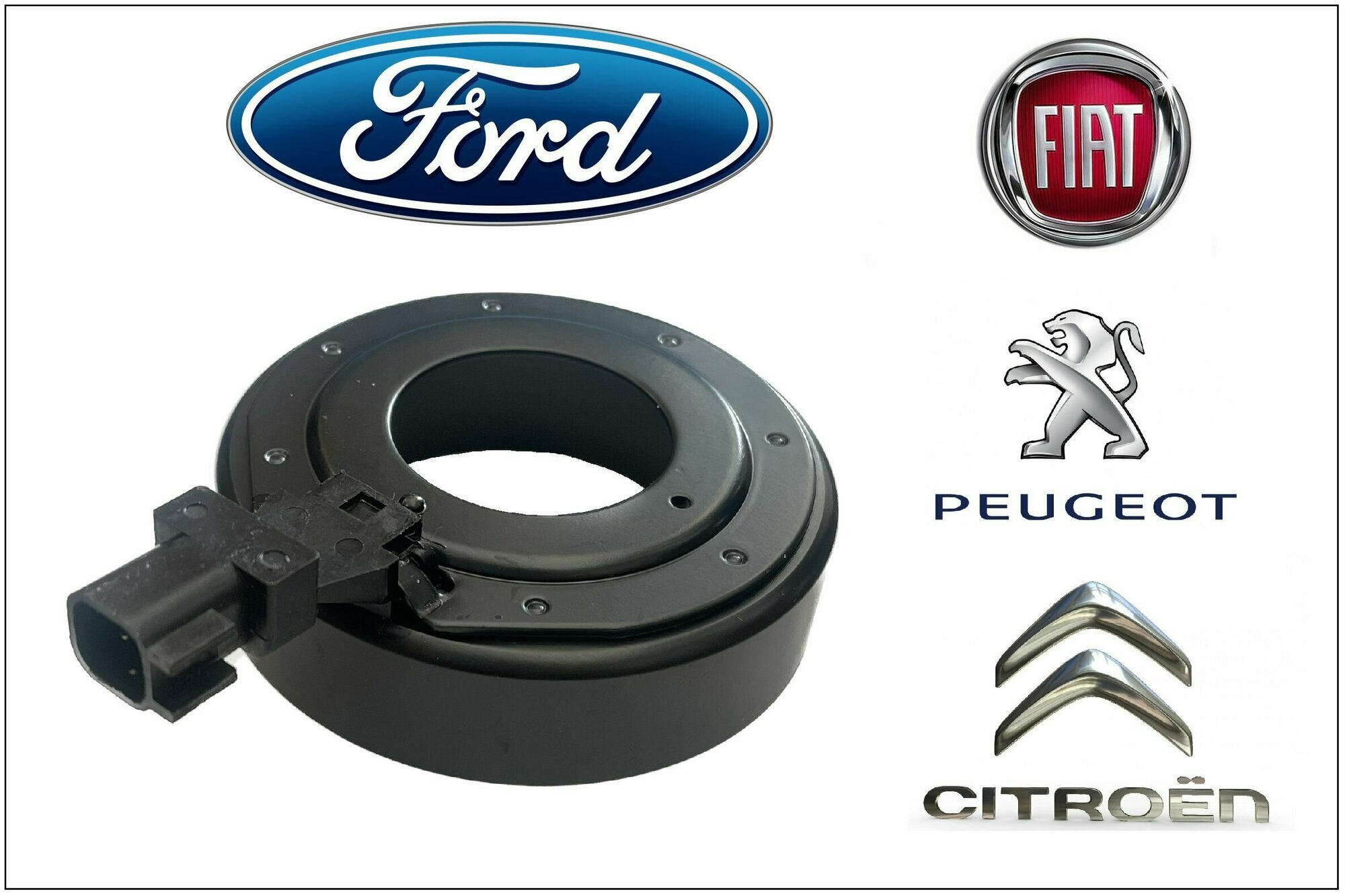 Электромагнитная катушка компрессора Ford Transit, Transit Tourneo, Fiat Ducato, Citroen Jumper