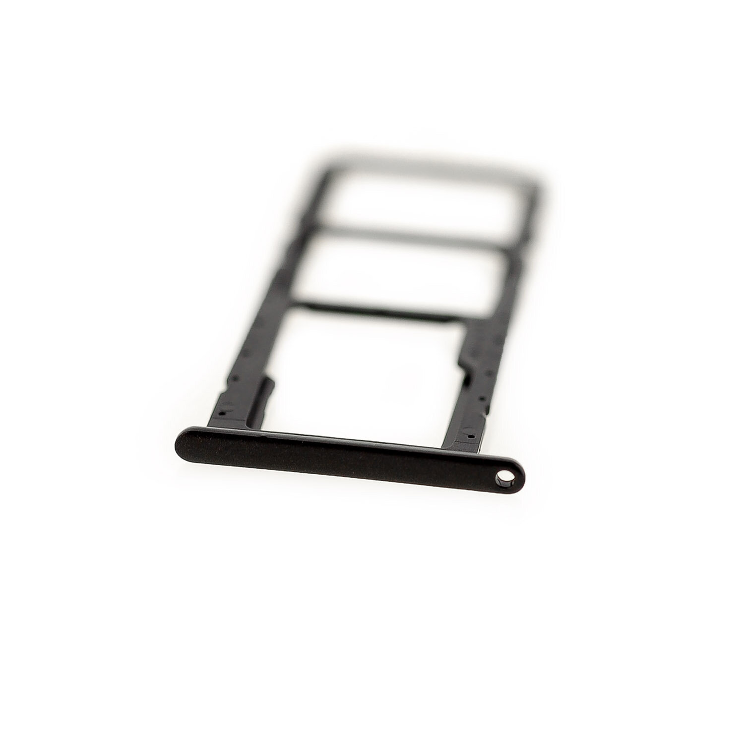Слот SIM/ microSD-карт для Samsung Galaxy M11 (M115F) черный