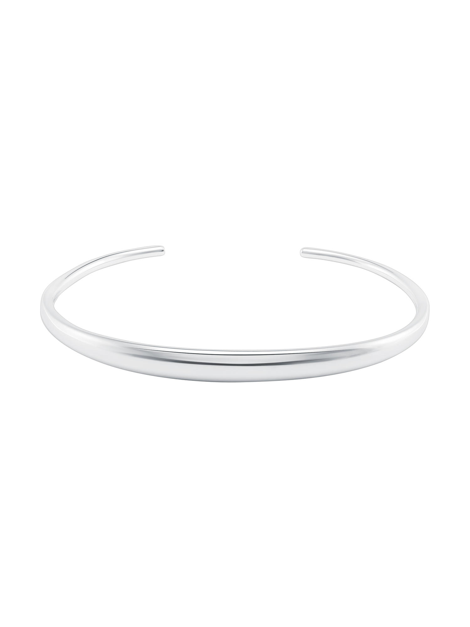 Жесткий браслет, серебро, 925 проба