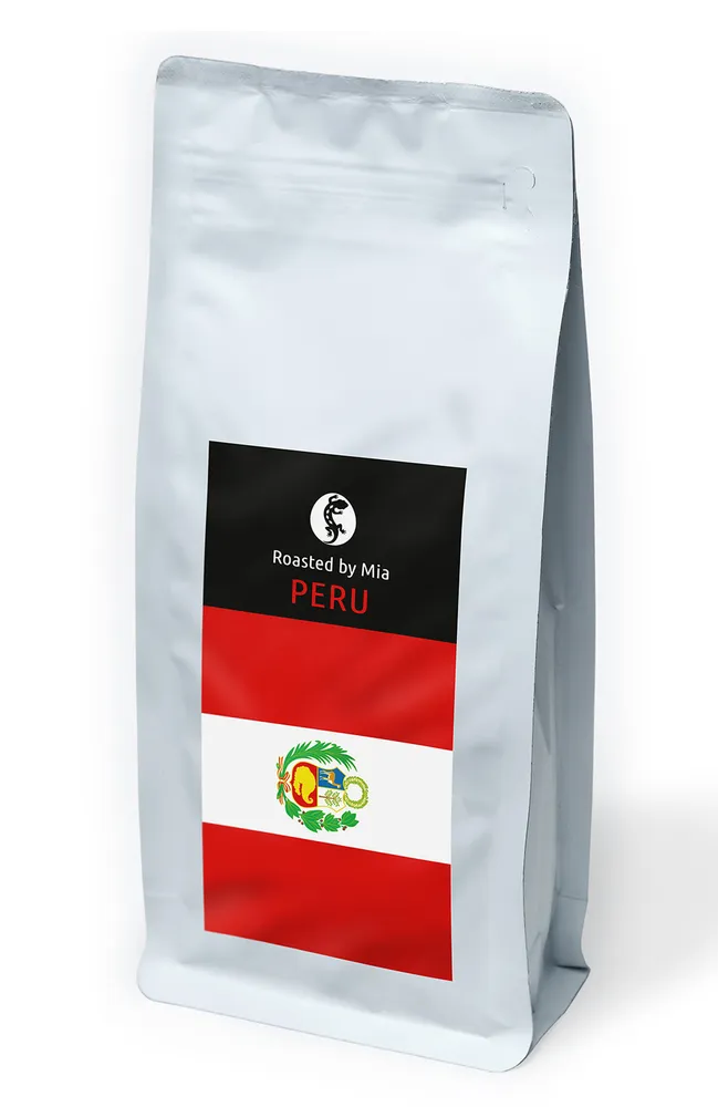 Кофе в зернах Арабика Roasted by Mia. Перу средняя обжарка 250 г