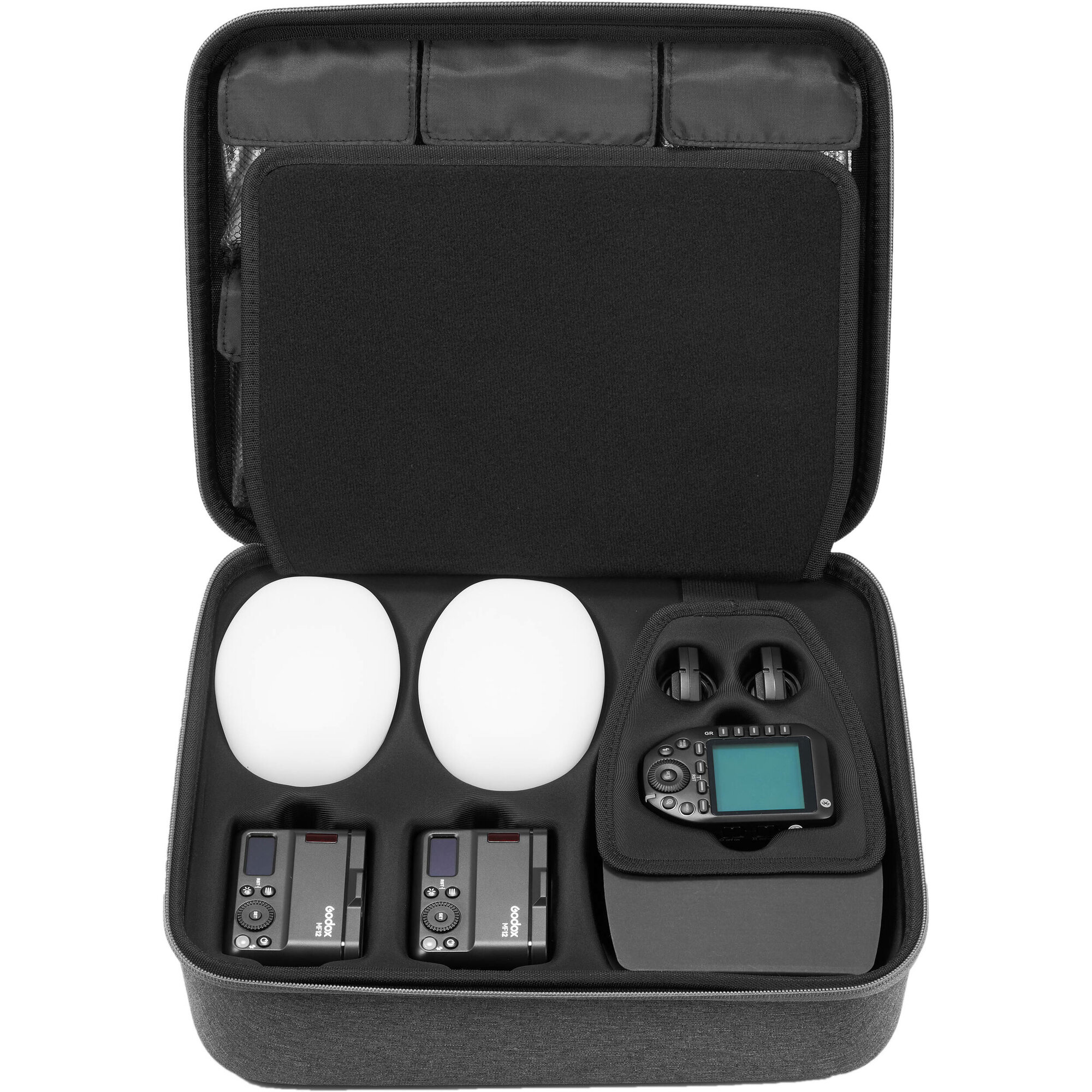 Комплект импульсных осветителей Godox MF12-DK1 для макросъемки. для Sony . арт.30620
