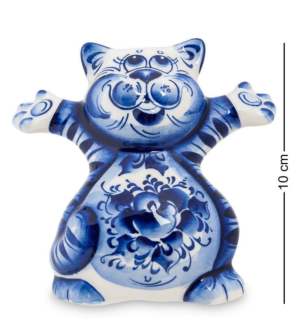 Фигурка Кот Добряк мал. (Гжельский фарфор) A1969917 Народные промыслы, Фарфор