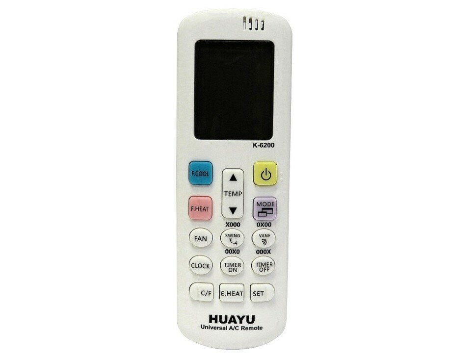 Пульт универсальный K-6200 кондиционер (Huayu)
