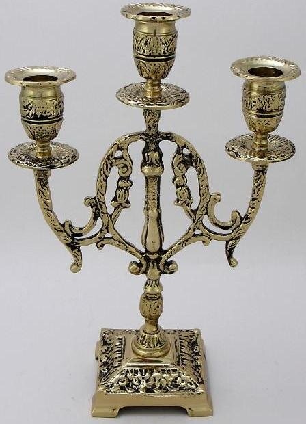 Bello De Bronze BP-14057-D Канделябр лира 3-х рожковый, золото bello de bronze