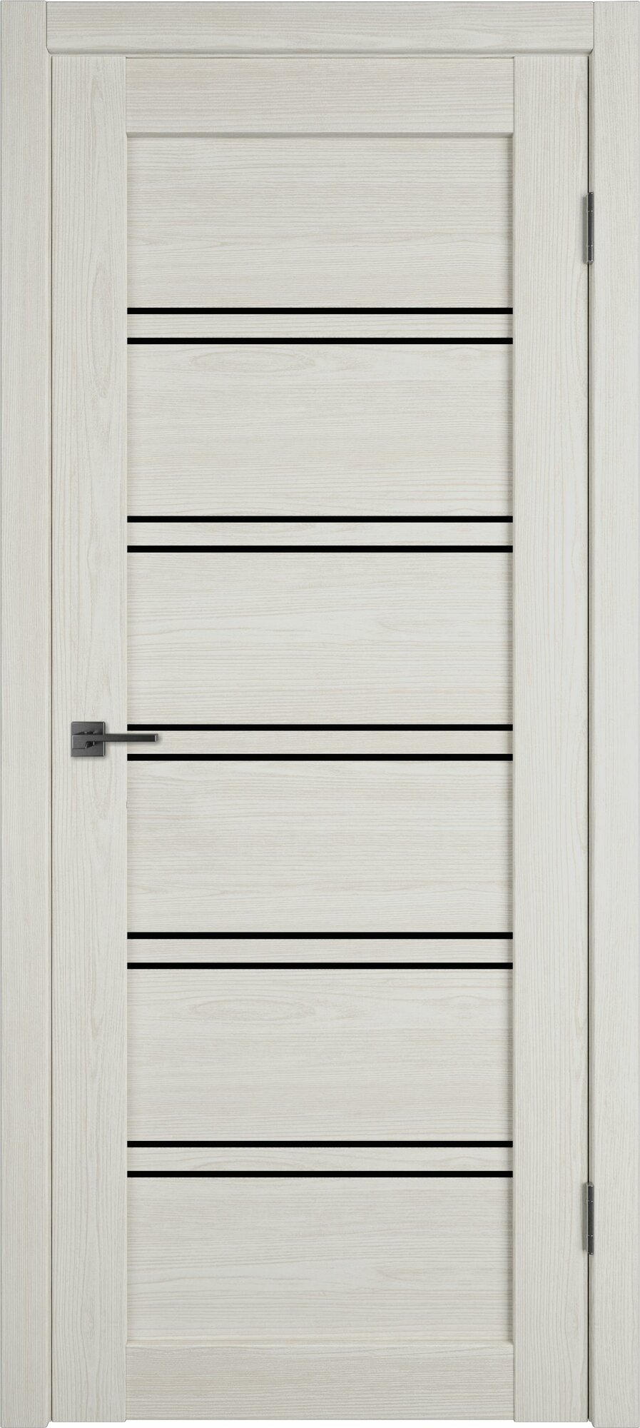 Дверь межкомнатная ДП Atum Pro Х28 900*2000 Artic oak (black gloss)