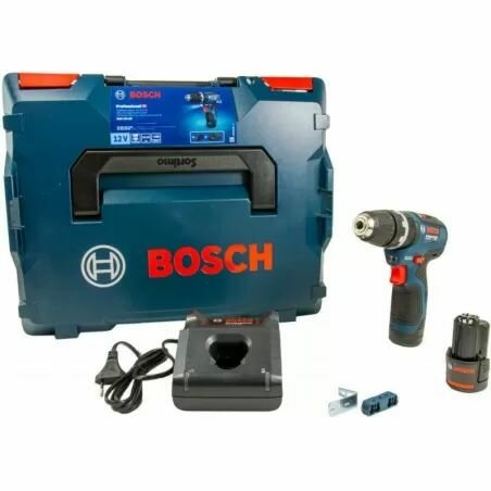 Дрель-шуруповерт Bosch GSB 12V-35, 2 x 3.0 Ah + L-Boxx (06019J9000)