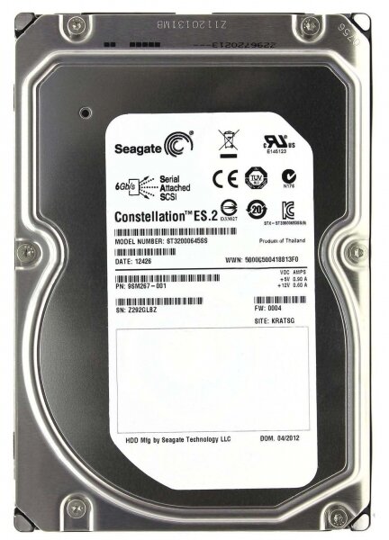 Жесткий диск Seagate 9SM267 2Tb SAS 3,5" HDD