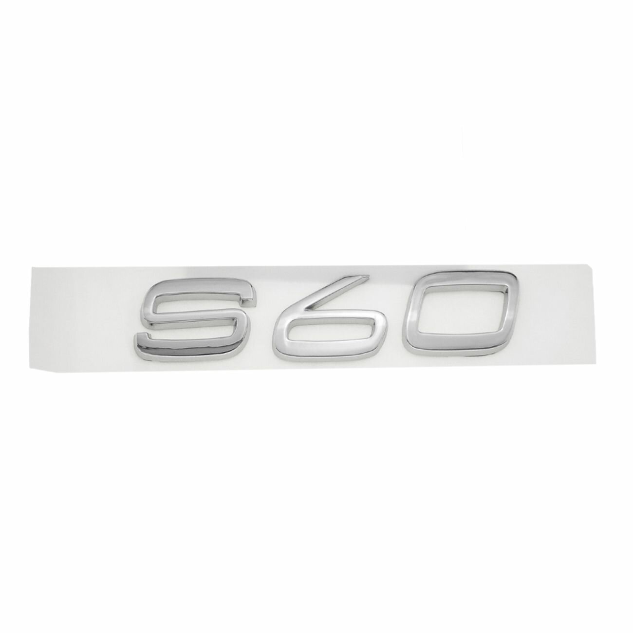 Шильдик на багажник S60 хром