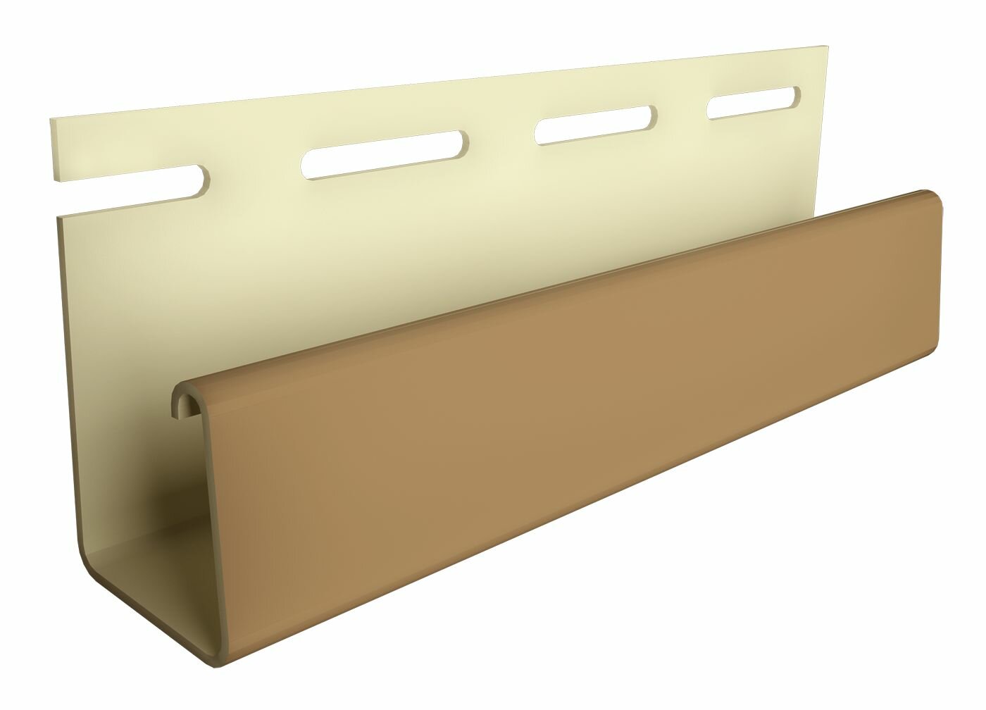 Профиль J18 универсальный аксессуар из ПВХ Docke (длина 3,0 м), карамель