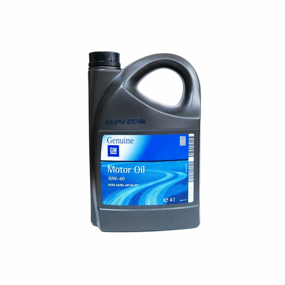 Полусинтетическое моторное масло General Motors Semi Synthetic 10W40, 4 л