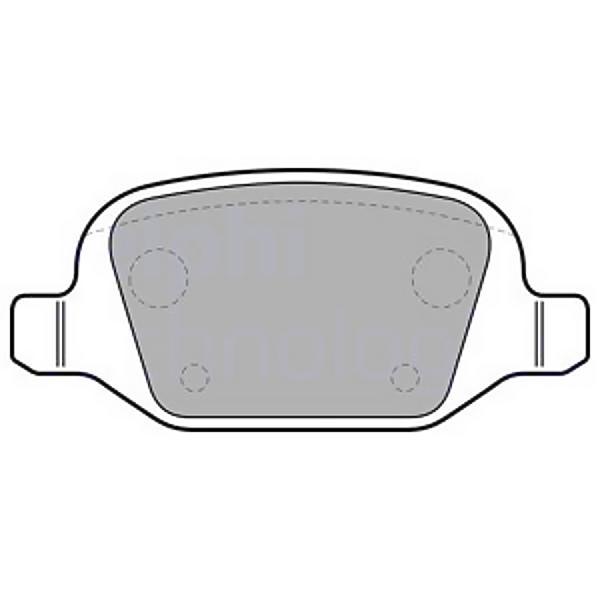 DELPHI LP1685 (00077362276 / 00077362675 / 00077362675) колодки тормозные дисковые 147,156, gt, linea, lybra, lybra estate, wag