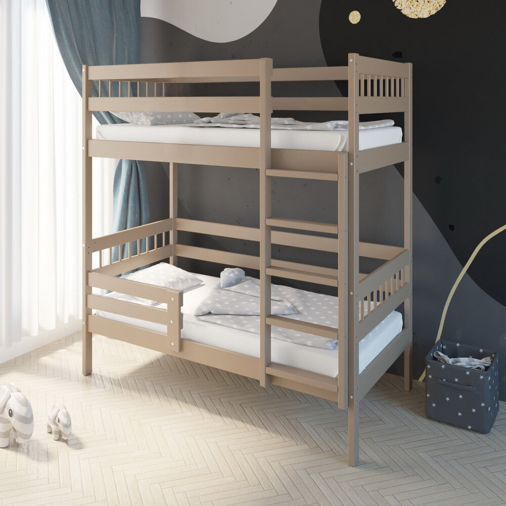 Кровать подростковая двухъярусная Pituso Hanna 2 New Капучино