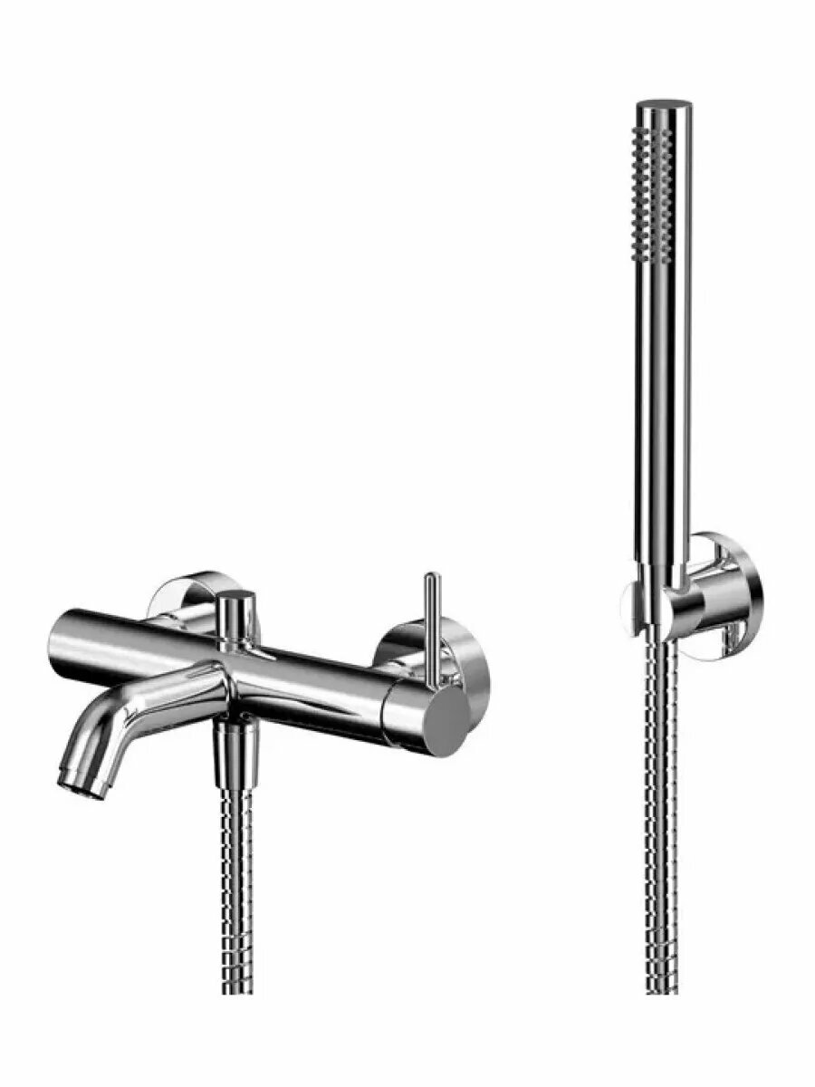 Смеситель для ванны и душа Grocenberg GB8099, латунь, аэратор, хром