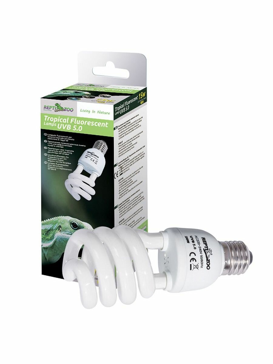 Лампа УФ Repti zoo Compact Tropical 5.0, 26Вт