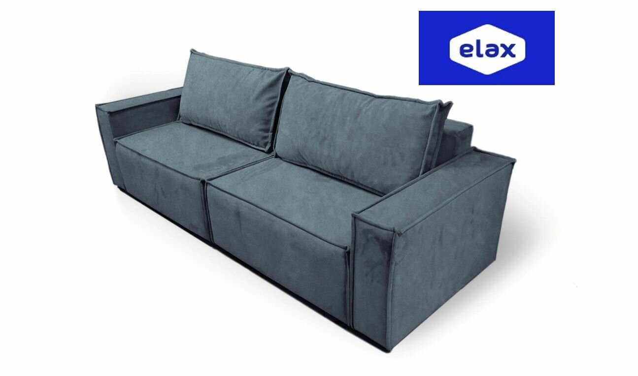 Диван кровать лофт 2 секции в премиальном велюре Тедди 017/230 инновационный наполнитель ELAX