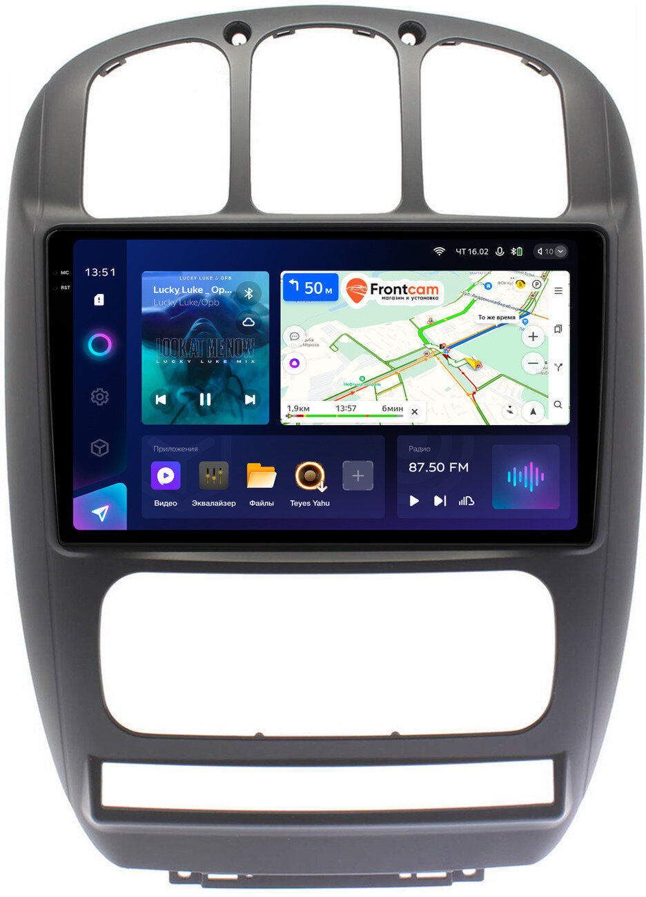 Штатная магнитола Chrysler Grand Voyager 4, Voyager 4 2000-2008 Teyes CC3 2K 4/64 10.36" RM-10-1142 Android 10 (4G-SIM, DSP, QLed)