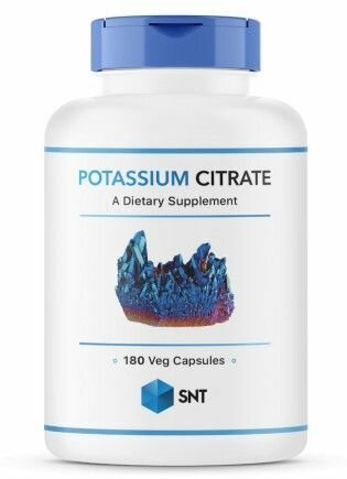 SNT Potassium Citrate потассиум цитрат 560мг, 180 капсул