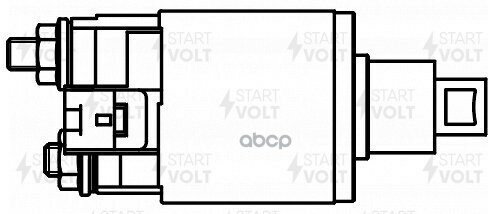 Реле Втягивающее Toyota Corolla 00- Стартера STARTVOLT арт. VSR1904