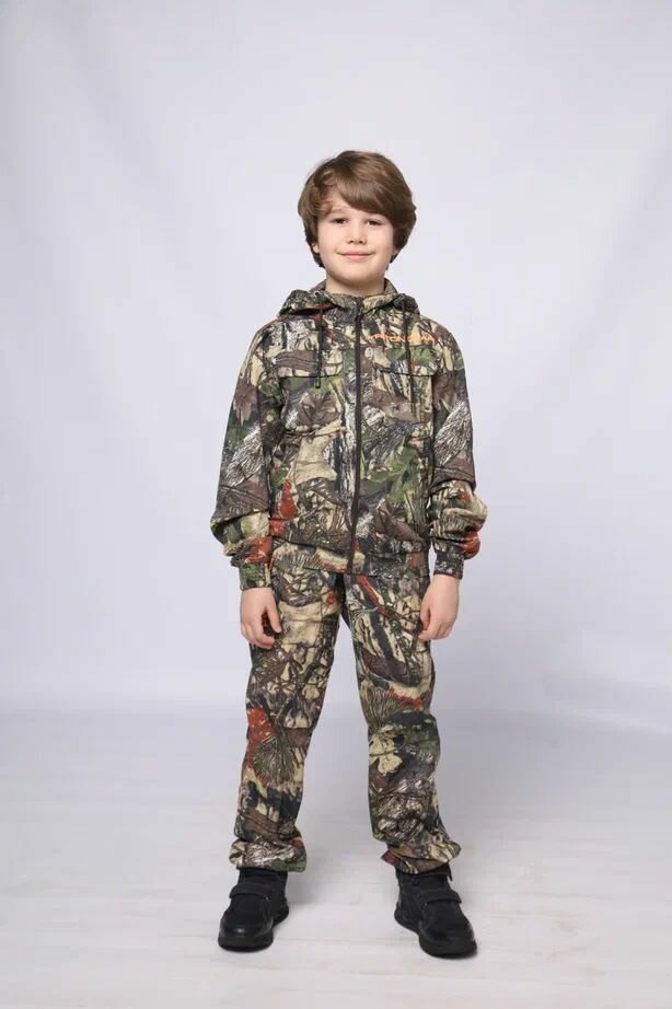 Детский противомоскитный костюм для охоты, рыбалки и активного отдыха "Patriot" (Сорочка, Forest) TRITON GEAR Размер 36-38 Рост 146-152