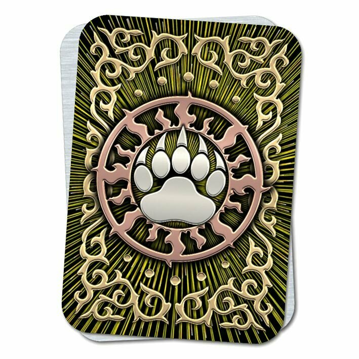 Славянские обереги - Магическая карта таро Печать Велеса, оберег от сглаза и порчи, талисман удачи, кошельковый сувенир - амулет на деньги, подарок на 23 февраля мужчине или на 8 марта женщине