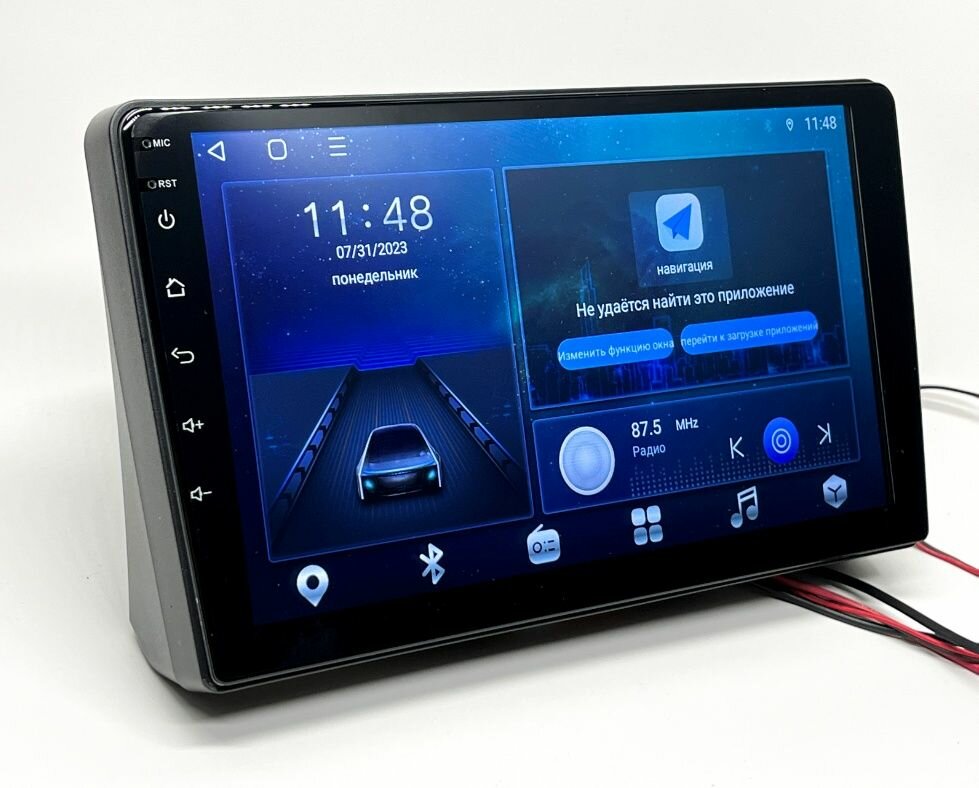 Штатная магнитола TS18 4/64 8 ядерная Лада Калина 1 поколения козырек Carplay Android Auto