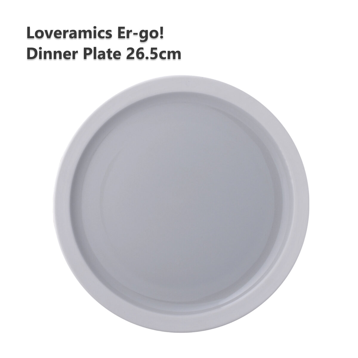 Тарелка керамическая Loveramics Er-go! 26,5 см. Dinner Plate (Taupe) D068-33B