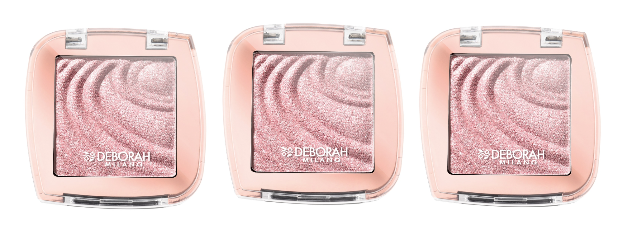 Deborah Milano Тени для век, водостойкие Color Lovers, тон 02, нежная роза, 3.5 г, 3 шт