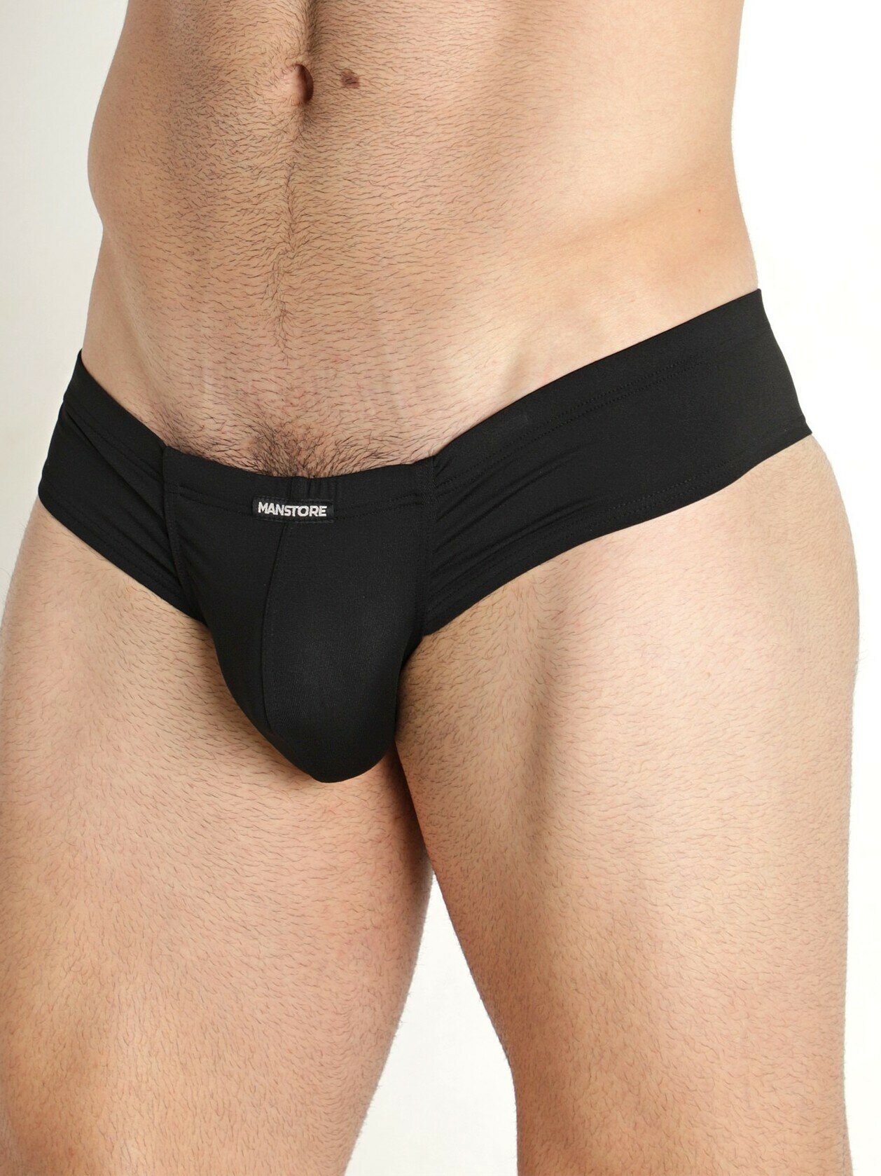 Трусы-брифы "M800 - Cheeky Briefs Black" / Manstore / Черный / Размер 2XL