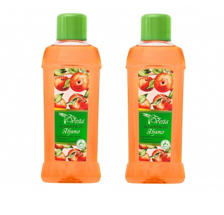 Шампунь ALWA "Веста Яблоко", 2 в 1, с кондиционером, 1 л, 2 шт.