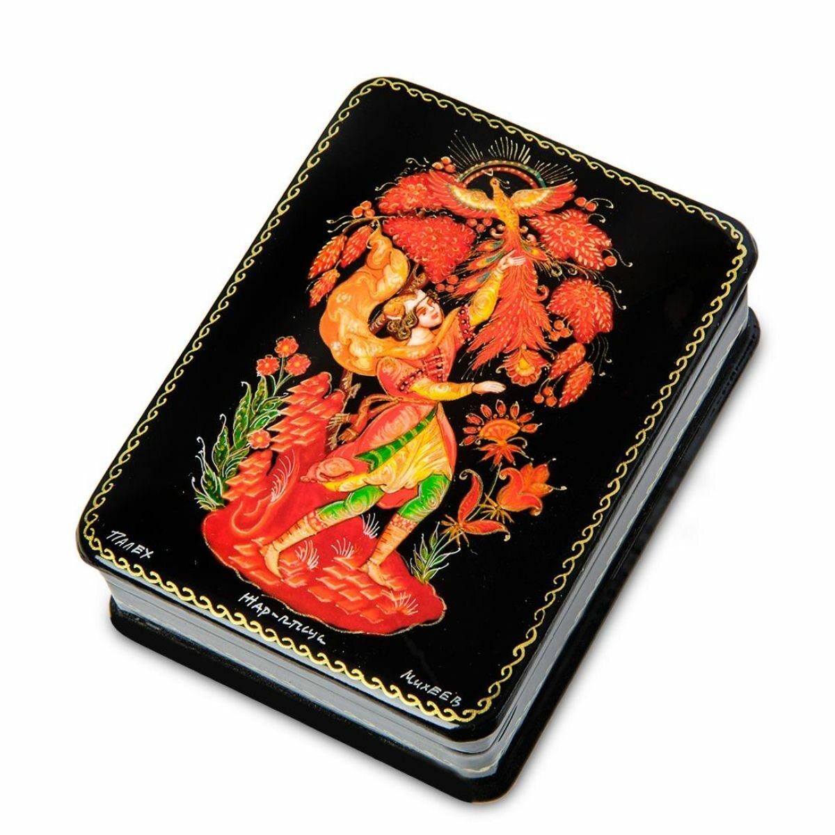 Шкатулка в технике декупаж Жар-птица (10х8х3,5) A2173468