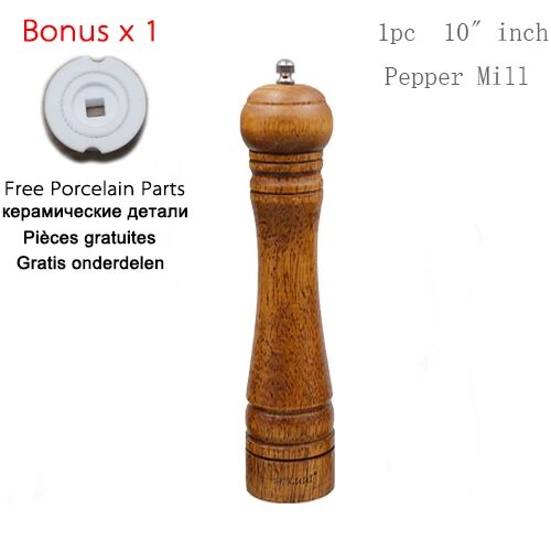 Деревянная мельница для перца 10 inch HIKUUI