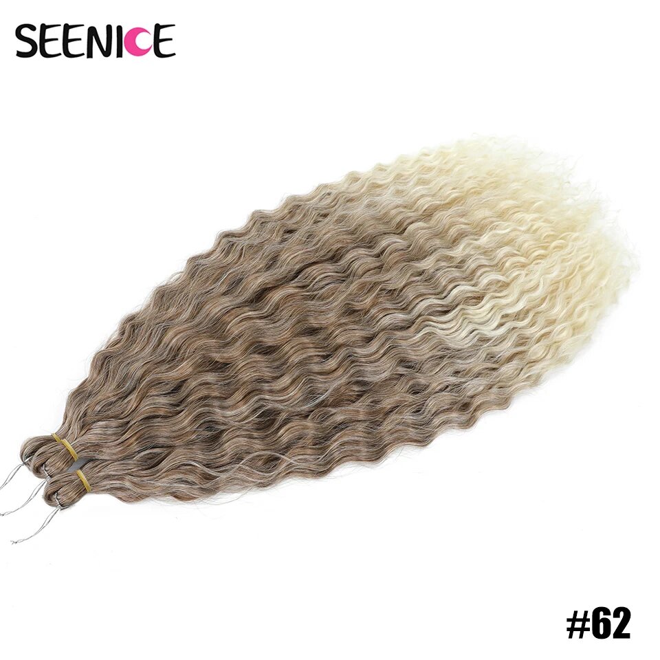 SEENICE #62 Синтетические кудри Deep Wave, 55см, 3шт/лот
