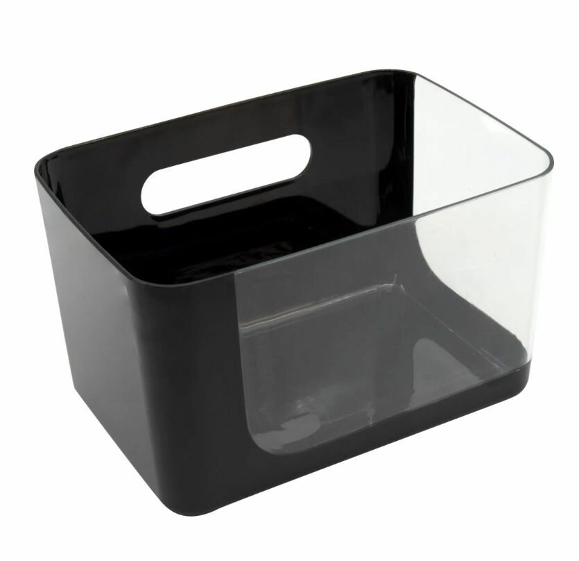 Короб для пенала прямоугольный Sensea Remix цвет черный 12x10.7x17.5 см