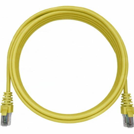 Патч-корд Ntss -PC-UTP-RJ45-5e-0.3-LSZH-YL UTP RJ-45 вил.-вилка RJ-45 кат.5E 0.3м желтый LSZH