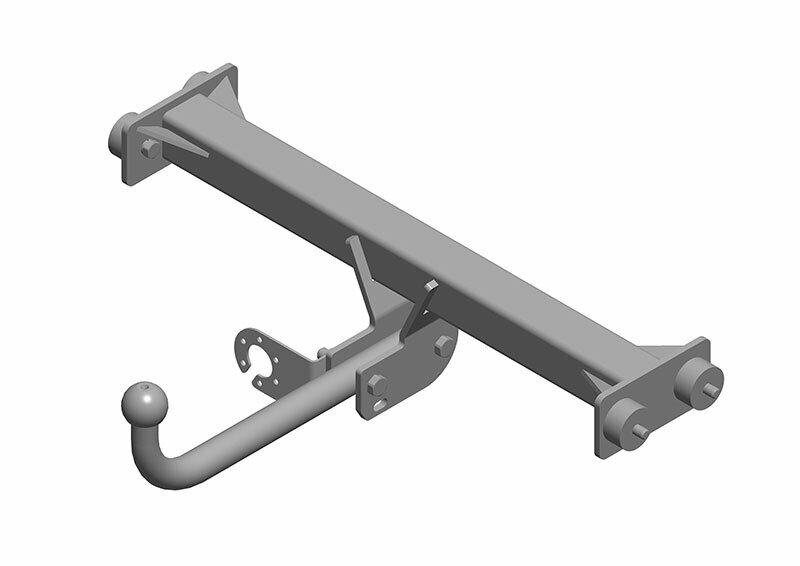 Фаркоп на VOLKSWAGEN MULTIVAN T4 (1994-2003) (без электрики, паспорт/сертификат в комплекте) Автос. VW 17