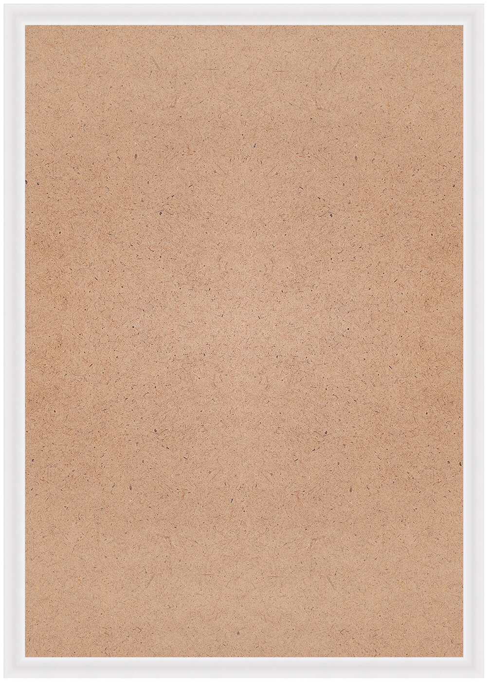 Рамка алюминиевая Нельсон, 40х50см (по размеру изображения), цвет - белый, для постеров, картин и больших фото, ClickRam