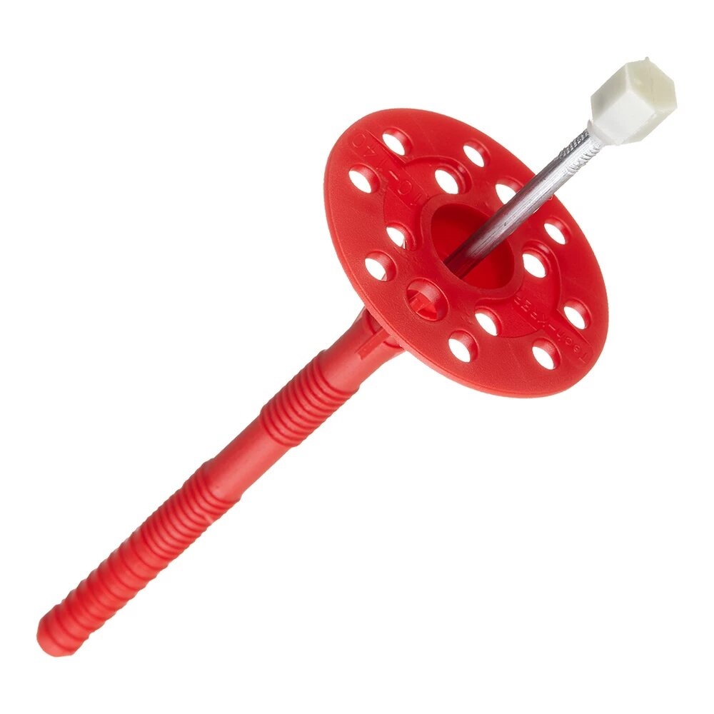 Дюбель для теплоизоляции Tech-Krep 10х140 мм металлический гвоздь с термоголовкой (60 шт.) Tech-Krep 138609